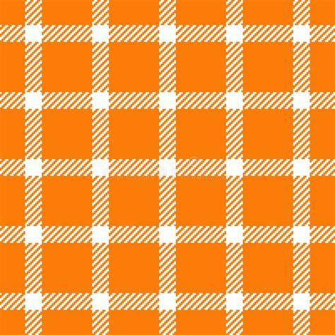 Vibrant Orange And White Checkered Pattern Perfect For Textiles Web
