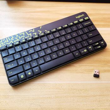 罗技（logitech） MK240 m212接收器 k240单键盘MK24 接收器+黑黄色键盘【图片 价格 品牌 报价】-京东