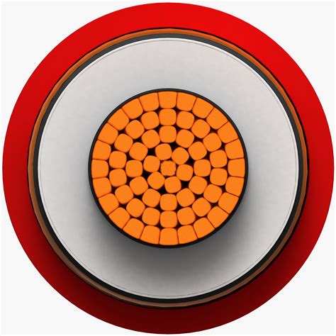 Medium Voltage Single Core Cable 3d Model 65 Max Free3d