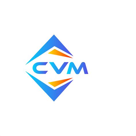 Cvm Resumen Tecnología Logo Diseño En Blanco Antecedentes Cvm Creativo