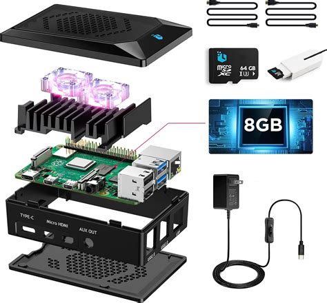 Raspberry Pi Model B GB RAM Starter Kit With GB Ubuy India
