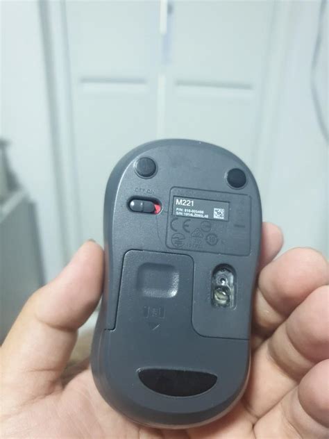 Logitech M Silent Wireless Mouse With USB Receiver Computers Tech Parts Accessories