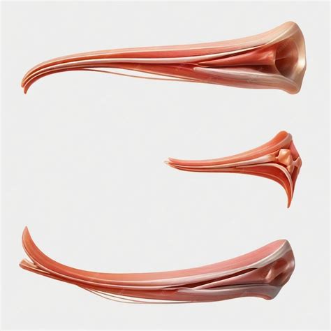 Tendons Vector Set White Background Isolated A High Quality Image