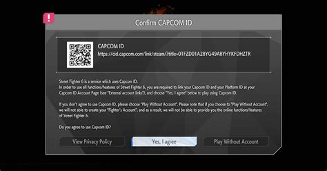 CAPCOM ID Link A Platform Account To Your CAPCOM ID In Game