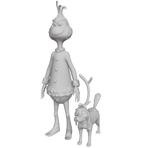 🦌 The Grinch The Grinch And Max・ 3d File For ・cults