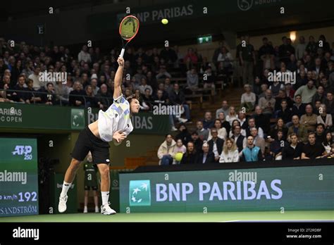 Russian Pavel Kotov In Action During His Semifinal Against Miomir