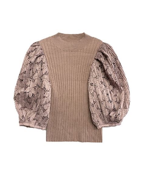 Eclin（エクラン）の「ボリュームスリーブニット（ニットセーター）」 Wear