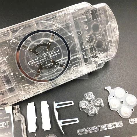 Clear Crystal Colors For PSP3000 PSP 3000 3004 Game Console Shell