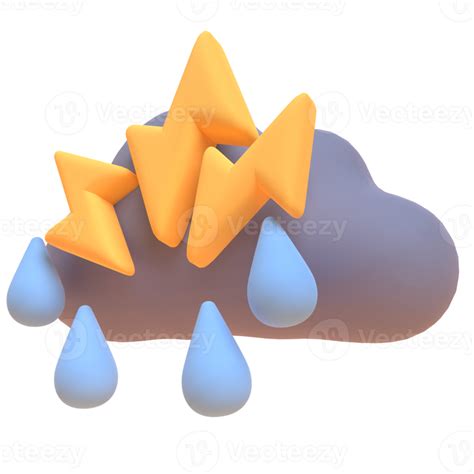 Storm In 3d Render For Graphic Asset Web Presentation Or Other 12488834 Png