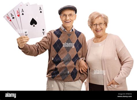 Quattro Assi E Sfondo Bianco Immagini E Fotografie Stock Ad Alta