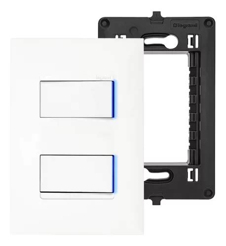 Interruptor Paralelo Led Duplo Pial Plus Legrand C Espelho Parcelamento Sem Juros