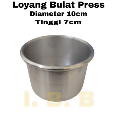 Jual Loyang Bulat Press Mini Ukuran 10cm Tinggi 7cm Shopee Indonesia