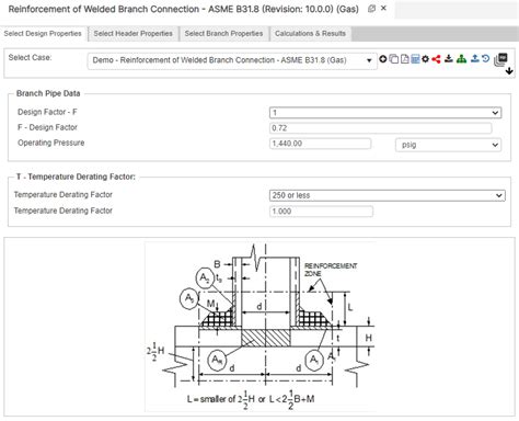 Reinforcement Of Welded Branch Connection Gas Technical Toolboxes