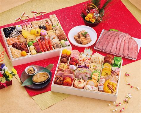 【未使用】超特大九 八寸 和洋・中華・お子様向け 二段重おせち 4～5人前 70品目 1月5日発送 おせち料理 2023年 御節 お節
