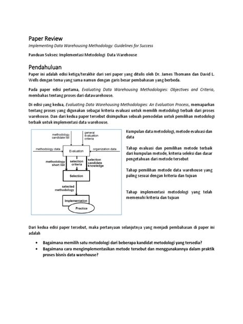 pdf paper review implementing data warehousing methodology