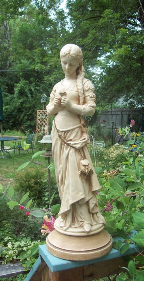 Alexander Backer Shabby Chic Cottage Lady Statue Etsy Shabby Chic