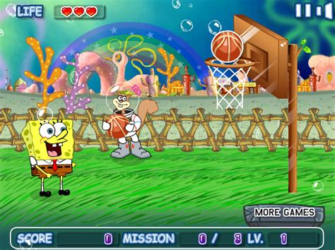 Spongebob Squarepants Basketball Play Online On Flash Museum 🕹️