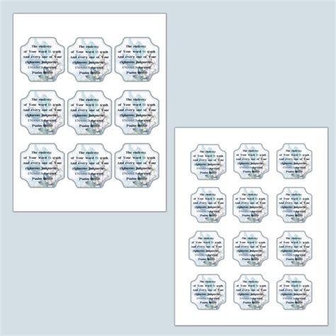 Scripture Tea Bag Tags Printable Tea Bag Tags Scripture Etsy