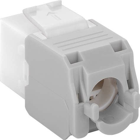 KeyStone Jack Weiss CAT 6a 500MHz RJ45 Toolless Werkzeugfrei UTP SNAP