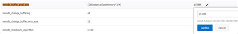 Apsaradb Rds For Mysqlインスタンスのinnodbバッファプールのサイズを変更する Apsaradb Rds