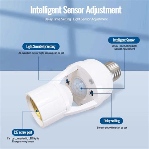 Motion Sensor Bulb Holder Pech Type Bd