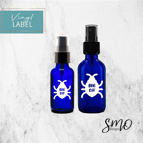 Bug Off Label DIY Bug Spray Label Essential Oils Label Oz Etsy