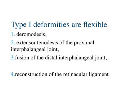 Swan Neck Deformity And Hand Surgery Ppt