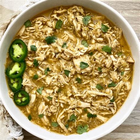 Slow Cooker Salsa Verde Chicken Fit Slow Cooker Queen
