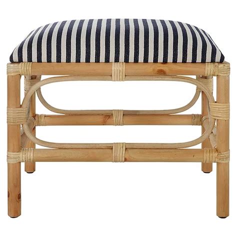 Uttermost Laguna Small White Bench