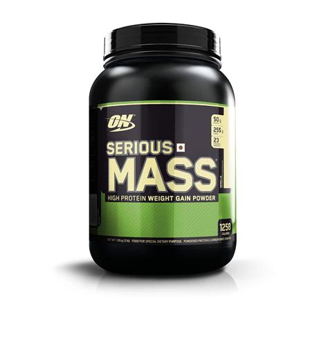 Buy Optimum Nutrition ON Serious Mass Weight Gainer Powder Lbs Kg Vanilla Online At