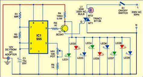 Electronics Projects LED Flasher For Festivals