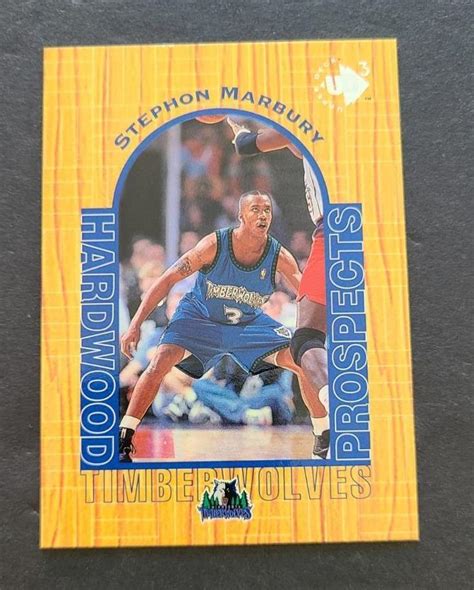 1996 97 Upper Deck UD3 Hardwood Prospects 2 Stephon Marbury RC Rookie