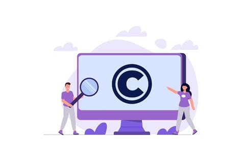 Premium Vector Copyright Reserved Patented Protection Intellectual Property Concept Vector