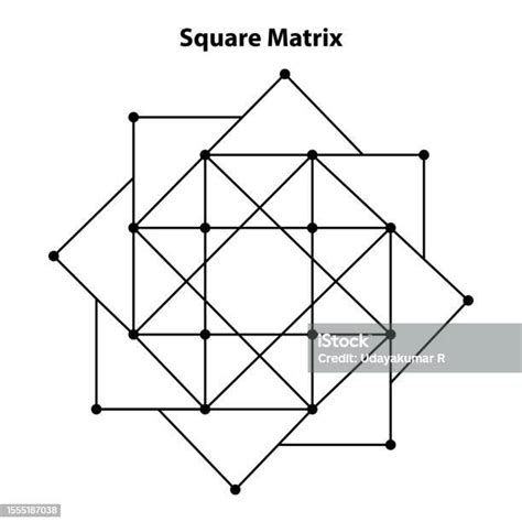 square matrix graph scared geometry vector design elements this is