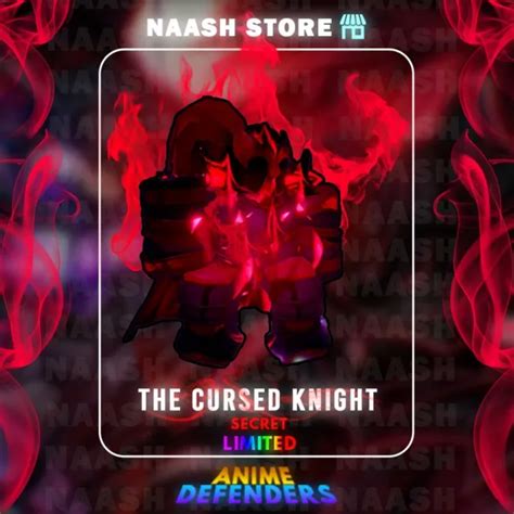 ALMIGHTY THE Cursed Knight Igris Roblox Anime Defender Cheap And