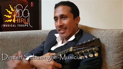 Dinesh Subasinghe With Hiru Music Group Sri Lanka 2021 Youtube
