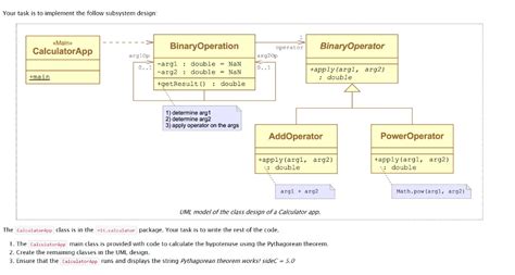 Solved Your Task Is To Implement The Follow Subsystem Design