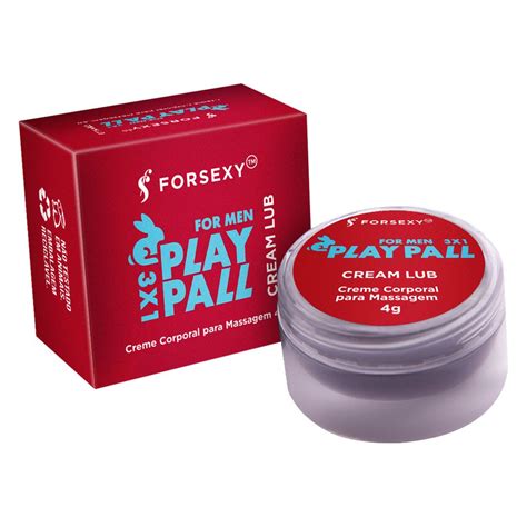 Play Pall Gel Excitante Masculino Cream Lub 4g For Sexy Em 10x Sem