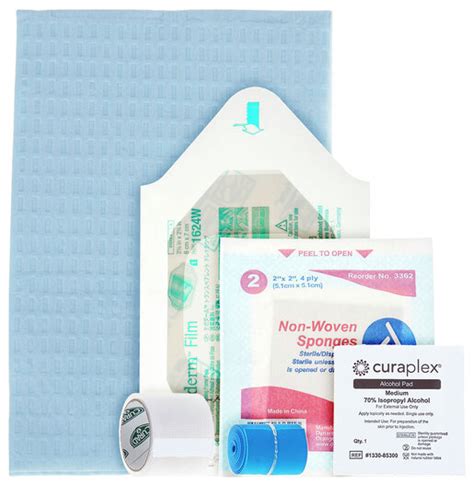 Curaplex IV Start Kit With Tegaderm Flush Syringe 6 Extension Set