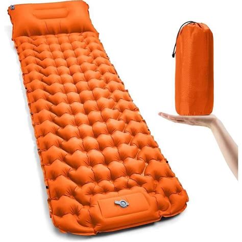 Kuubee Matelas Camping Autogonflant Tapis De Couchage Avec Oreiller Et