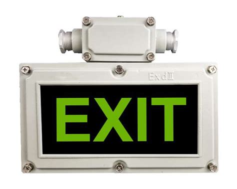 Explosion Proof Exit Sign Globeled Lighting Philippines