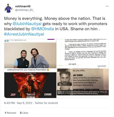 Arrest Jubin Nautiyal Trend Why Is Arrestjubinnautiyal Trending On