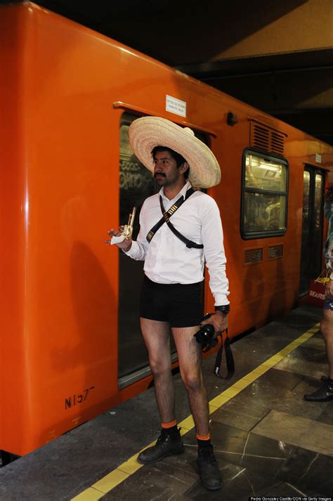 That No Pants Metro Ride Its Not Just A New York Thing Photos