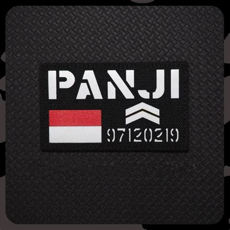 Jual Patch Laser Custom Nama Dan Logo Untuk Di Bodyvest Papan Nama