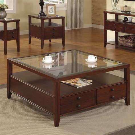 Photos Large Square Wood Coffee Tables