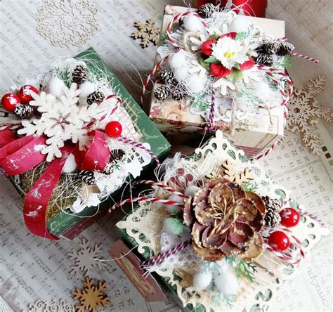 Рождественские открытки ручной работы Креативная упаковка подарка