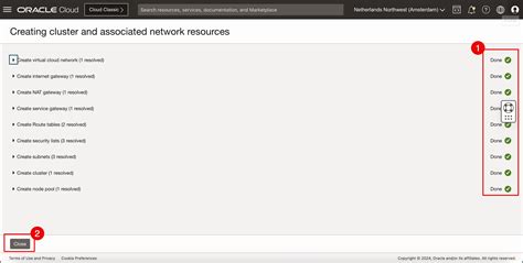 3つのワーカー・ノードを使用したoracle Cloud Infrastructure Container Engine For