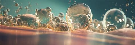 Colorful Abstract Water Background Water Toned In Different Colors Stock Illustration