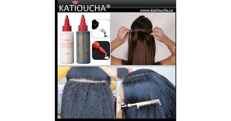 Professional Liquid Hair Bonding Glue For Weaving Weft Wig Hair Ext