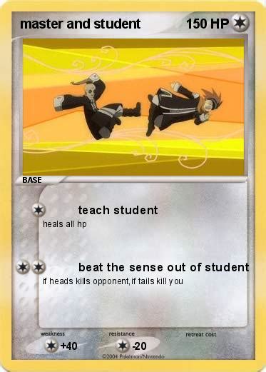 Pokémon Master And Student Teach Student My Pokemon Card